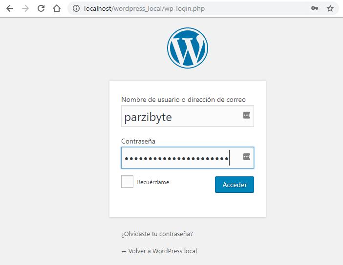Guía de instalación de WordPress | Parzibyte