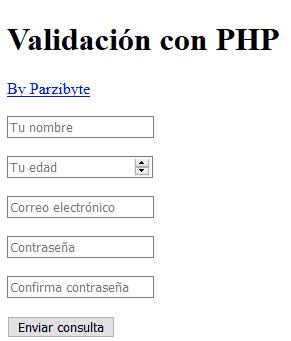 Validación en PHP, usando Valitron | Parzibyte